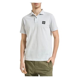 Stone Island Homme, Tops, Blanc, Taille: S Polo