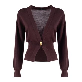 Nenette Cardigan Coupe - Femme - Pulls - Brun - Taille: 40 FR