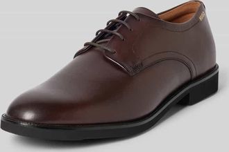 HUGO BOSS Schn&uuml;rschuhe aus echtem Rindsleder Modell Ginsby_derb_lt
