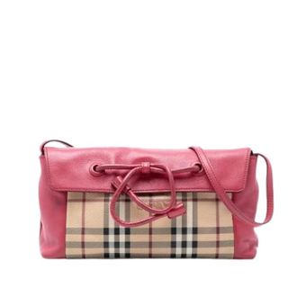 Burberry Sac bandouli&egrave;re The Leah doccasion - Femme - Pre-owned - Multicolore - Taille: ONE Size