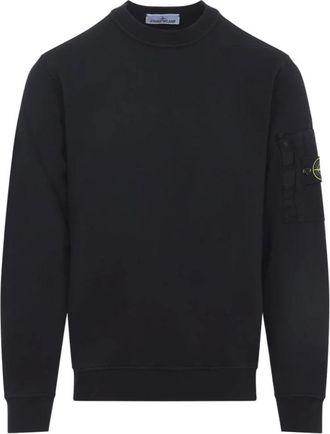 Stone Island Homme, Sweatshirts et sweats &agrave; capuche, Bleu, Taille: L Stone Island Sweaters Bleu