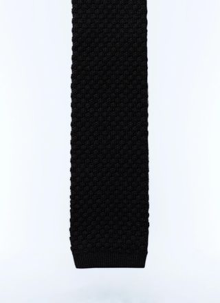 Fursac Cravate en tricot de laine - Taille Unique - Homme