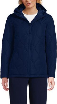 Lands End Isolierte Steppjacke FeatherFree, Damen, Gr&ouml;&szlig;e:36-38 regular, Blau, Polyester, by Lands End