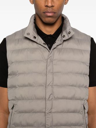 Herno Nylon Down Vest - Grey