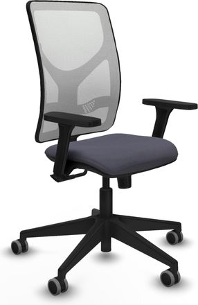 Piqueras y Crespo Isomalla Motilla Stuhl mit 3D-Armlehnen, h&ouml;henverstellbare Lendenwirbelst&uuml;tze, ausgestattet mit 3 Positionen und Schneideschaum, mit Rollen von 65 mm,