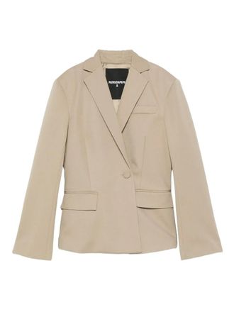 Patrizia Pepe blazer à design asymétrique - Vert