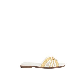 Twinset Wei&szlig;es Ciabatta Brot - - Shoes - Damen - Wei&szlig; - 36 EU