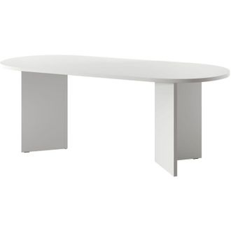 Selsey Ovo - Esstisch oval, Wei&szlig;, 90x204 cm - Selsey