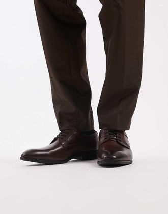 schuh Rail - Chaussures &agrave; lacets en cuir - Marron