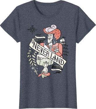 Disney Peter Pan Captain Hook Playing Card T-Shirt