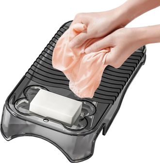 Generic Waschbrett Für Wäsche | Handwäsche Wäschebrett - rutschfeste Haushaltsreinigung Waschbrett Für Frauen Waschbecken Haus Wohnung Studentenwohnheim Schul