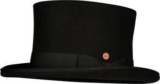 Mayser Herren Zylinder schwarz Woll-Stoff