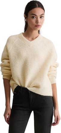 Marc O'Polo Denim Strickpullover aus weichem Schurwolle-Alpakawolle-Mix