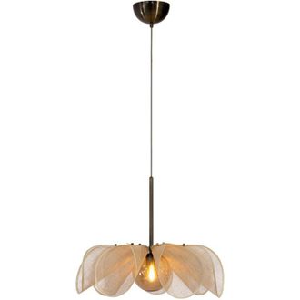 Marksl&ouml;jd Suspension 1xe27 max 40w 63 cm beige et verre ambre - markslojd - styrka 88854858 88854858 88854858 88854858