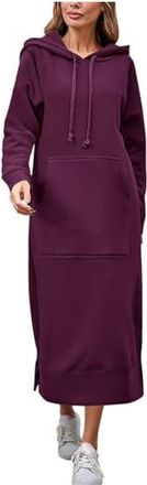 Generic Hauts pour femmes et hiver lettre imprim&eacute;e sweatshirt &agrave; manches longues Essayez ensuite les chiffres, Bordeaux, 5XL