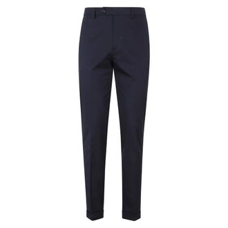 Berwick 1707 Homme, Pantalons, Bleu, Taille: S Retro Pantalons