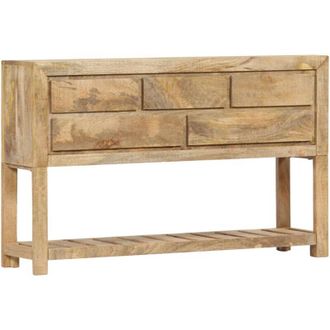 vidaXL Sideboard 120x30x75 cm Massivholz Mango - Vidaxl