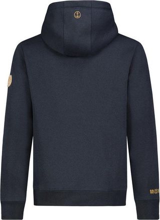 Eight2Nine Kapuzenpullover Herren Hoodie K&uuml;stenprint Sweater, Kapuzensweatshirt mit K&auml;ngurutasche, mit Kapuze
