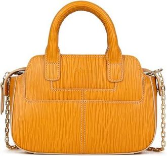 Kate Lee Sac en Cuir porté bandoulière Dori Jaune, Femme
