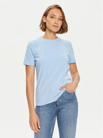 Tommy Hilfiger T-Shirt 1985 WW0WW37877 Himmelblau Regular Fit