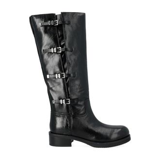 Michael Kors Femme, Chaussures, Noir, Taille: 38 1/2 EU Darrington High Boot