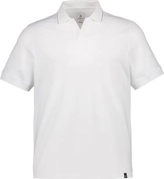 Boggi Milano Herren Polo-Shirt wei&szlig;