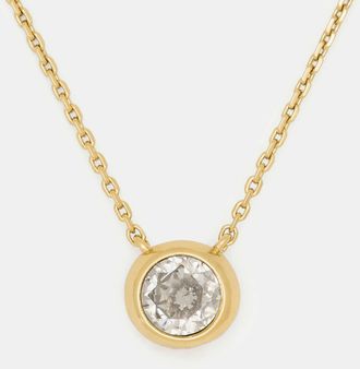 Kate Spade New York Kate Spade Runder Steinanh&auml;nger f&uuml;r Frauen in Klar/Gold