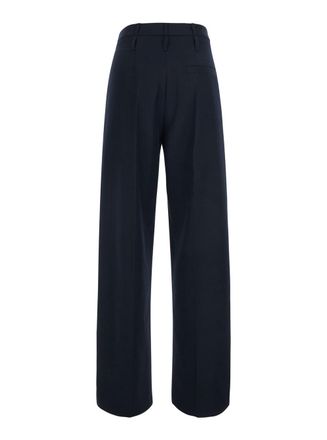 Tela Womens Pants Zillo Blue Trousers