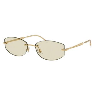 Ray-Ban Lunettes de soleil g&eacute;om&eacute;triques - unisex - Accessoires - Jaune - Taille: 55 MM