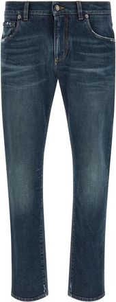 Dolce & Gabbana Homme, Jeans, Bleu, Taille: XL Pantalon en denim