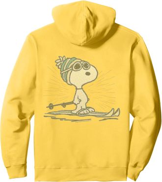 Peanuts Xmas Snoopy Ski Sport Champion Retro Vintage 90er Jahre Pullover Hoodie