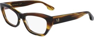 Victoria Beckham Femme, Accessoires, Brun, Taille: ONE Size Monture de lunettes en ac&eacute;tate