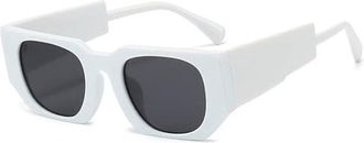 Generic Lunettes De Soleil Homme &Agrave; Monture Fine For La Conduite Et Les Activit&eacute;s Plein Air, Femme For Vacances(White)