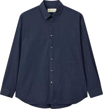 Man On The Boon. chemise à effet délavé - Bleu