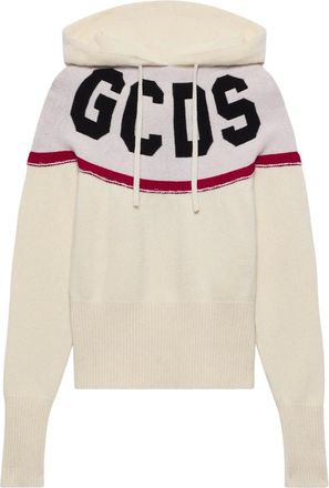 GCDS Gcds, Damen, Strickwaren, Wei&szlig;, XSGr&ouml;&szlig;e