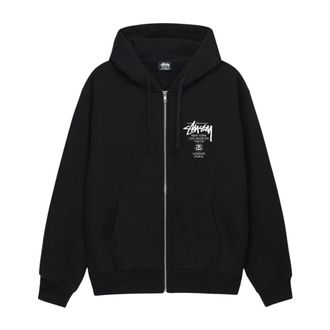St&uuml;ssy Herren, Sweatshirts & Hoodies, Schwarzk, XLGr&ouml;&szlig;e