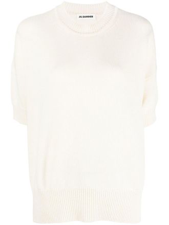 Jil Sander Oberteil aus Kaschmir - Nude