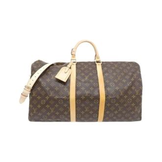 Louis Vuitton unisex, Pre-owned, Brun, Taille: ONE Size Sac Week-End en Toile Pre-owned