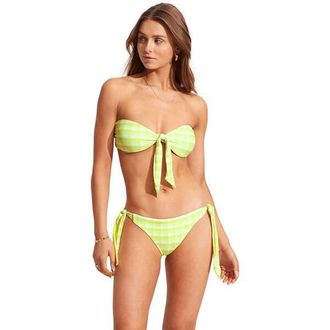 Seafolly Damen Bikinihose Portofino Hipster Tie Side
