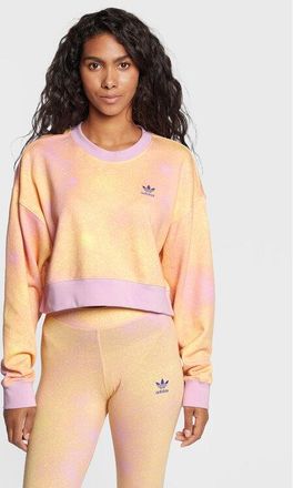 adidas Sweatshirt Allover Print HL6599 Bunt Loose Fit