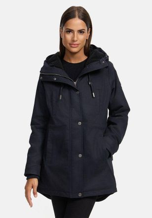 Navahoo Winterjacke Winterfunke Designer Winterjacke mit Teddyfell gef&uuml;ttert