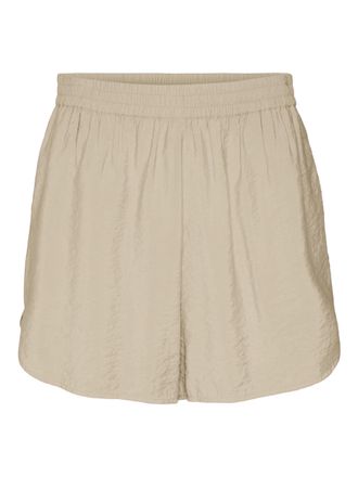 Vero Moda Damen VMLENA HW SHORTS WVN NOOS,Irish Cream,XXL