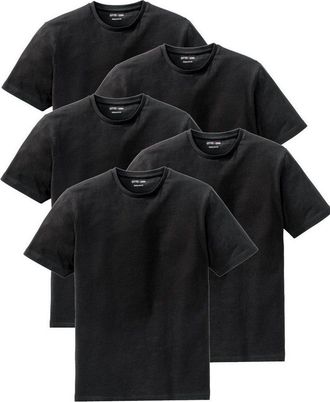 Otto Kern T-Shirt (5er-Pack) Kurzarmshirt aus hochwertiger, reiner Baumwolle