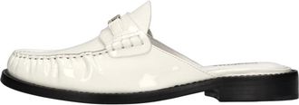 Lola Cruz Femme, Chaussures, Blanc, Taille: 40 EU Sabot en cuir verni