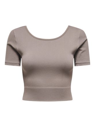 Only Play ONLY ONPJAIA Life SS 2-Way Crop Seam TOP NOOS