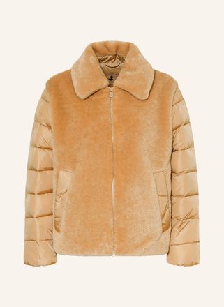 Save The Duck Save The Duck Teddyfell-Jacke Hana Im Materialmix beige