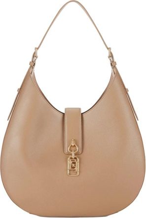 Elisabetta Franchi Femme, Sacs, Beige, Taille: ONE Size Shoulder Bag