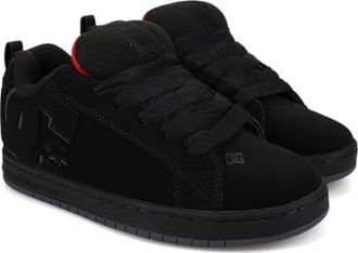 DC Court Graffik Se, Baskets pour femme, Noir et rouge., 44 EU