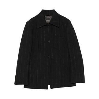Seventy Blazer &agrave; rayures tennis - Femme - Vestes - Noir - Taille: 40 FR