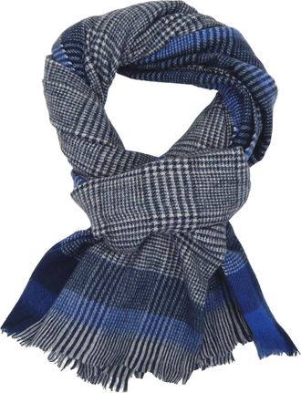 Ella Jonte Winterschal Herren kariert - Weicher Schal 90% Viskose 10% Wolle - 200x70 cm - Warm & angenehm - Klassischer Herren Schal mit Fransen - Modernes Karom